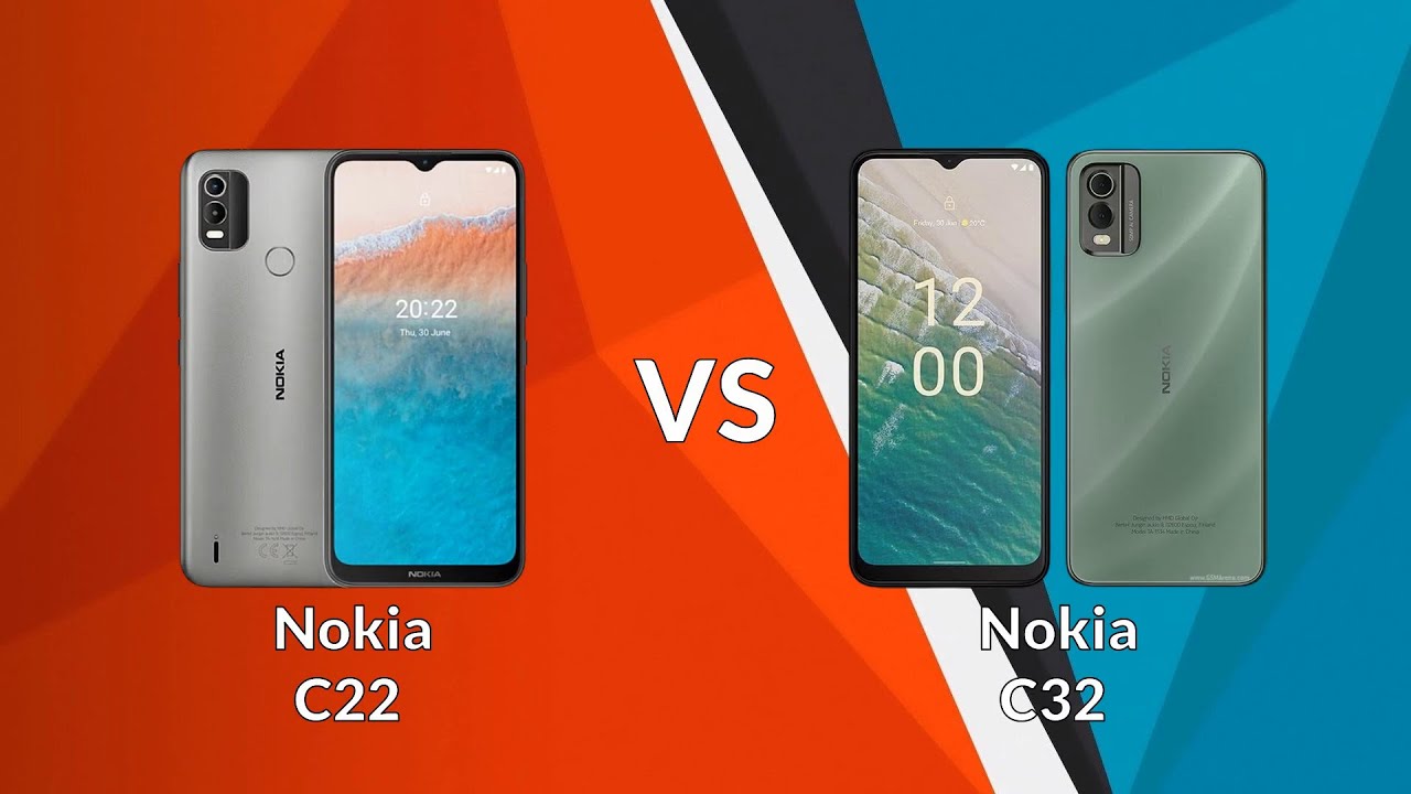 Nokia C22 VS Nokia C32 | Comparison - YouTube