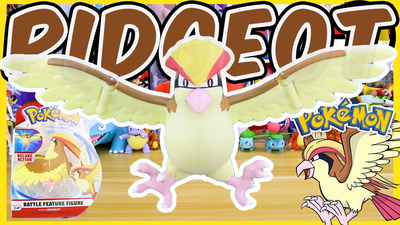 JAZWARES PIDGEOT S5 Battle Feature Figure Pokémon Toy Review and ...