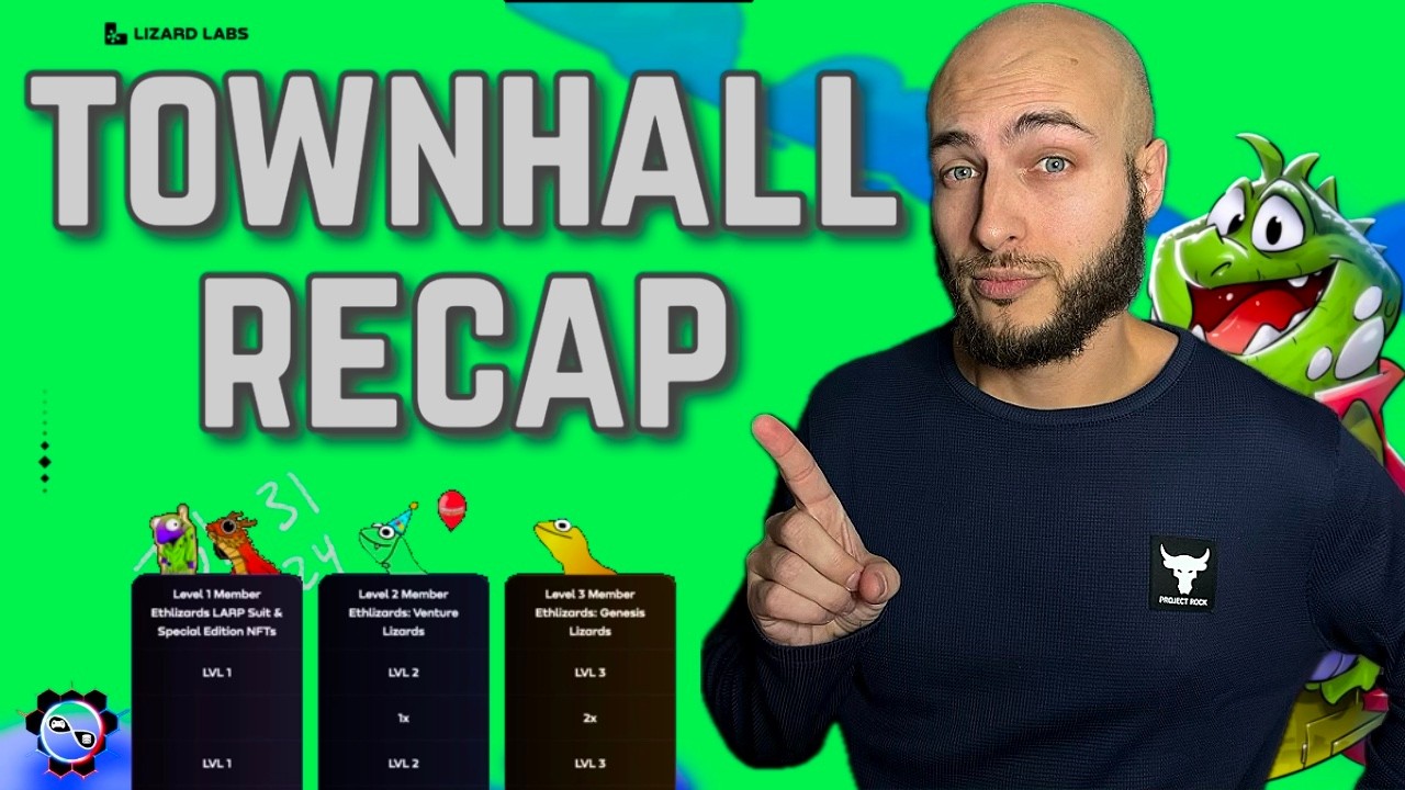 Lizard Labs: Ethlizards, $LIZ TGE, Launchpad, Lounge, Greenroom, MERCH & More! - YouTube