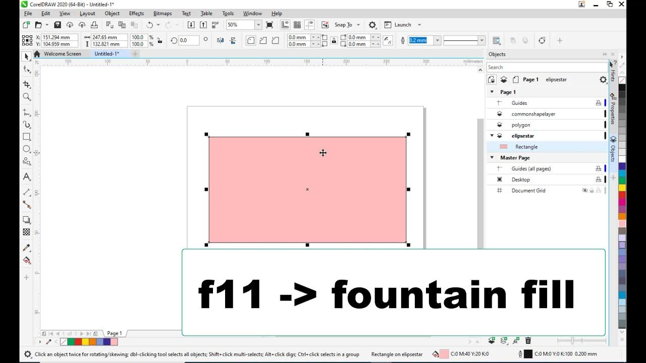 Coreldraw Complete series in Telugu - Part 2 - Ordering objects, layers ...