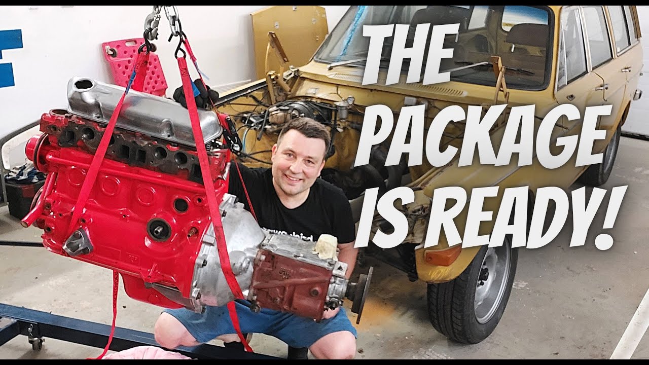 The package is ready | Gearbox attached to engine | Volvo B20 and M40 ...