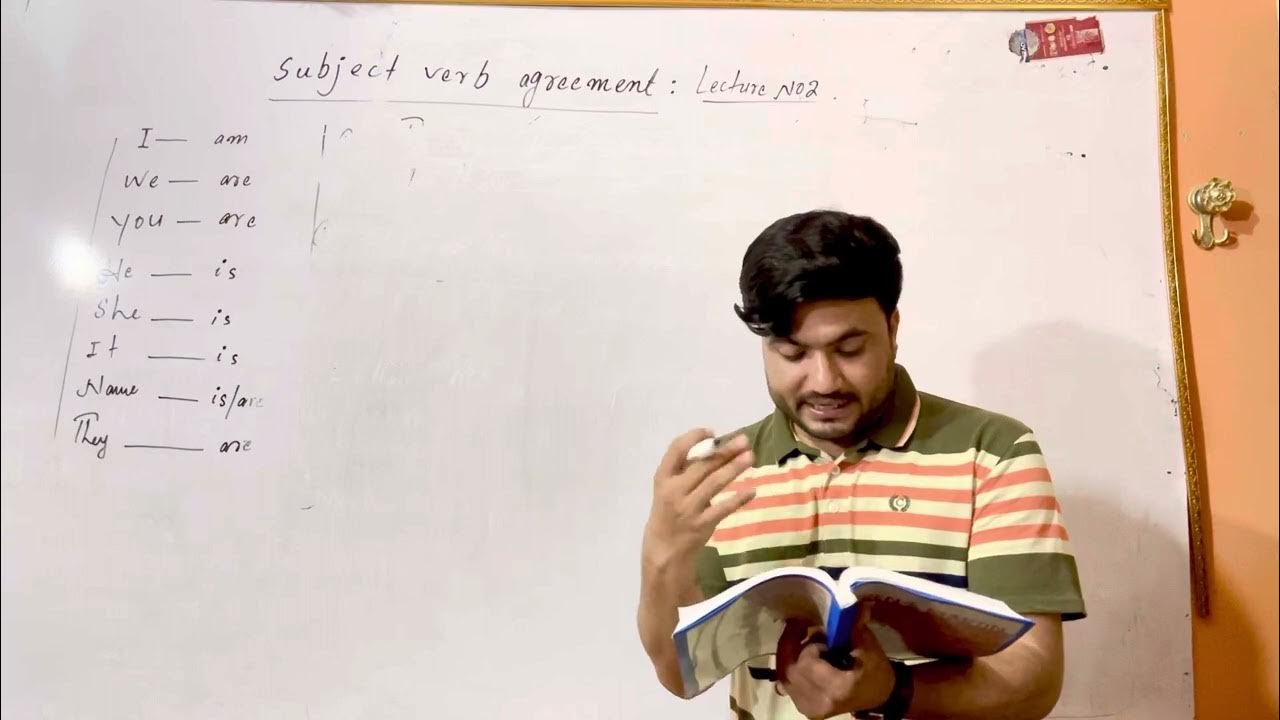 Subject | Verb Agreement | Wren and Martin Books| with Sir Naseem Khan ...