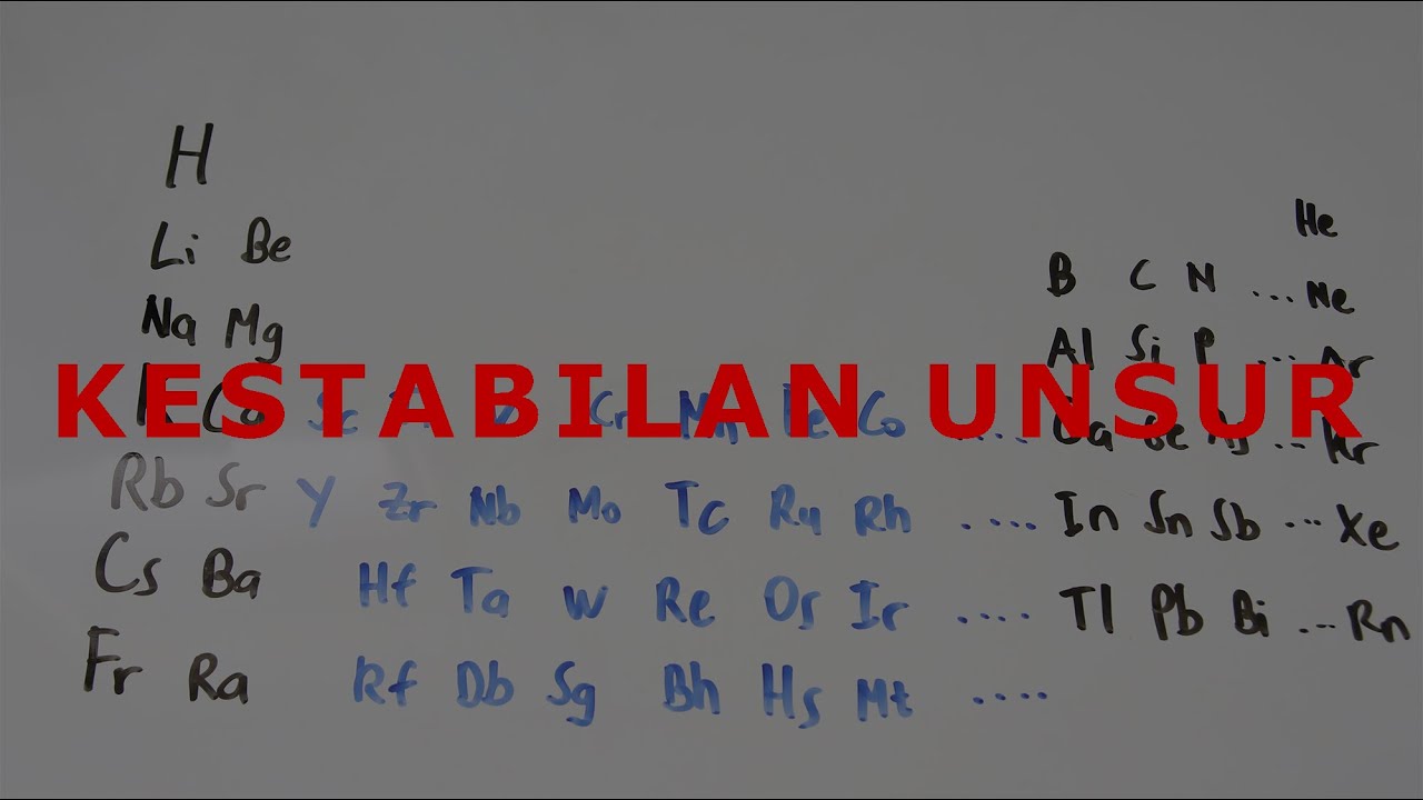 Konfigurasi Elektron & Kestabilan Unsur - YouTube