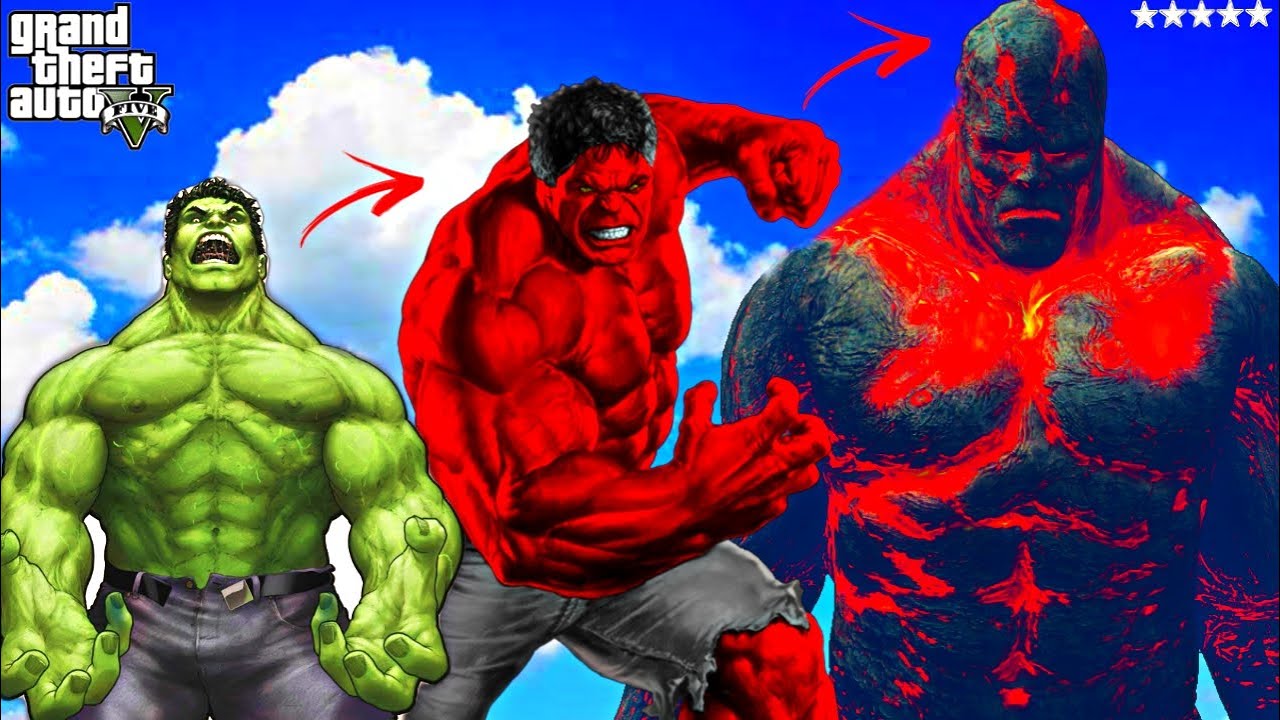 Upgrading HULK Into GOD HULK In GTA 5 | GOD HULK Destroying Los Santos ...