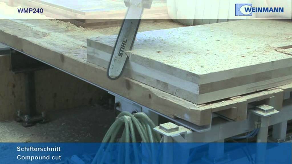 The CNC bridge in action on CLT panels - YouTube