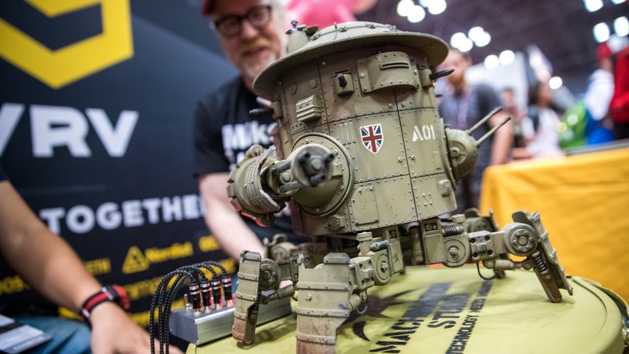 Adam Savage Meets Machination Studio's Codename Colossus! - YouTube