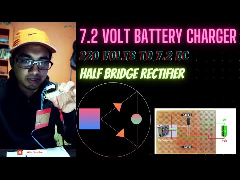 How to Make 7.2 Volt Battery Charger- 220 Volts to 7.2 DC - YouTube