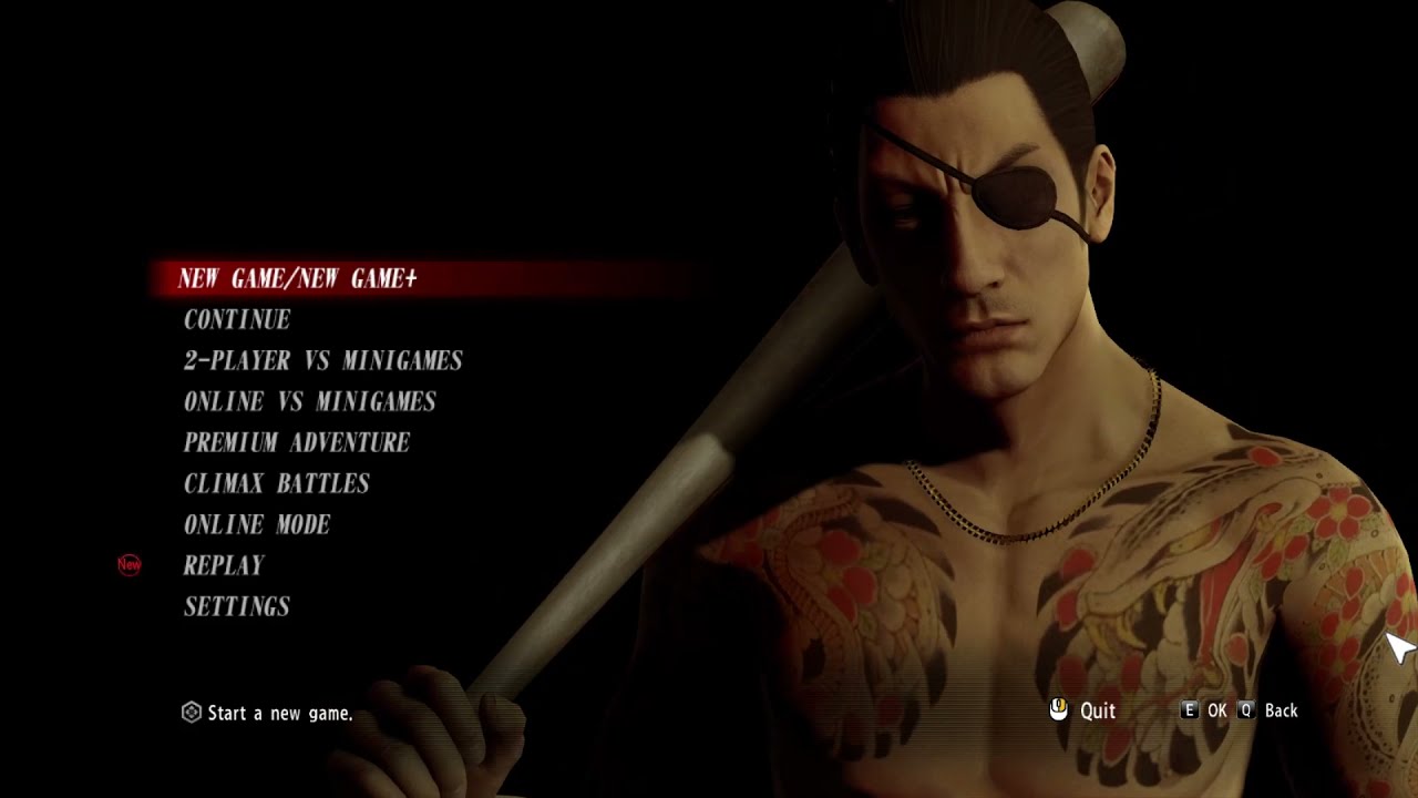 Yakuza 5 Install Screen for Yakuza 0 Menu - YouTube