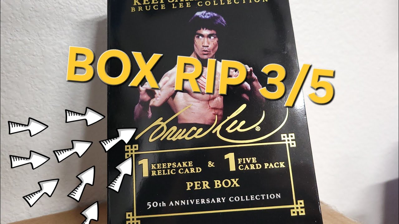 Box Rip 3/5 - BRUCE LEE 50th Anniversary Keepsake Edition CASE! - YouTube