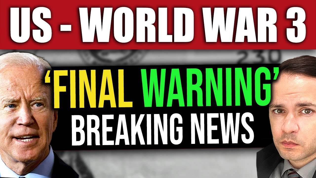 BREAKING: “FINAL WARNING” U.S. to Iran (WORLD WAR 3) - YouTube