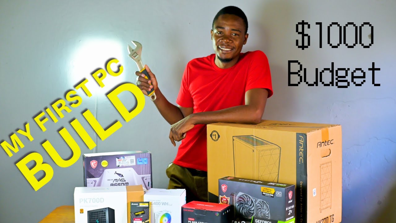Building My First Budget PC Build with No Experience - YouTube