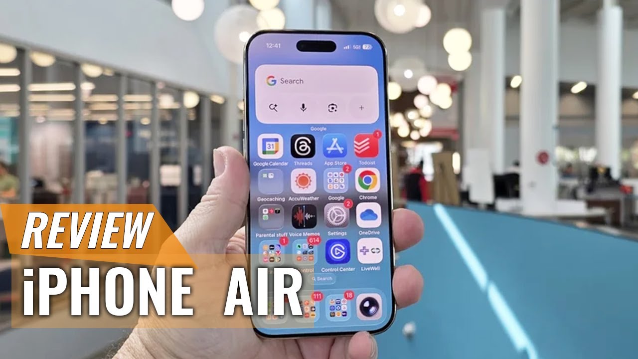 iPhone Air Review: Apple’s Slim Wonder Impresses - YouTube