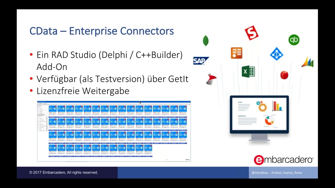 Embarcadero Webinar: CData mit FireDAC / Enterprise Connectors - YouTube