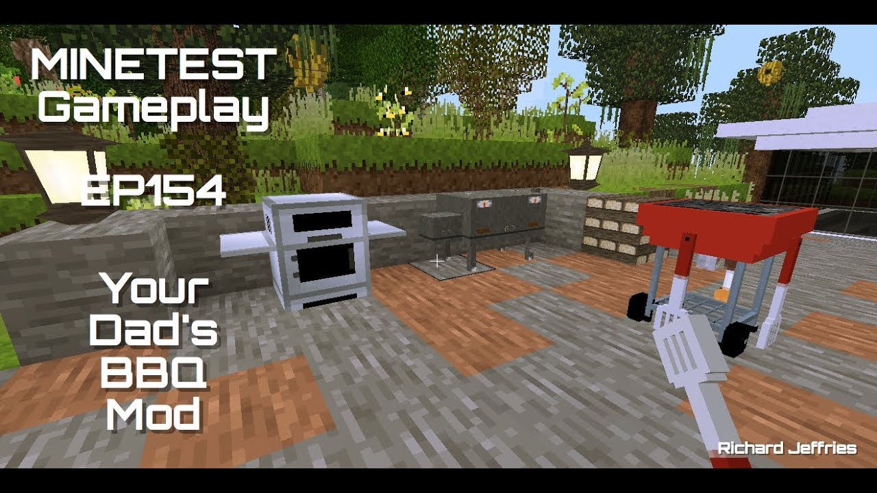 Minetest Gameplay Episode 154 - Your Dad's BBQ Mod - YouTube