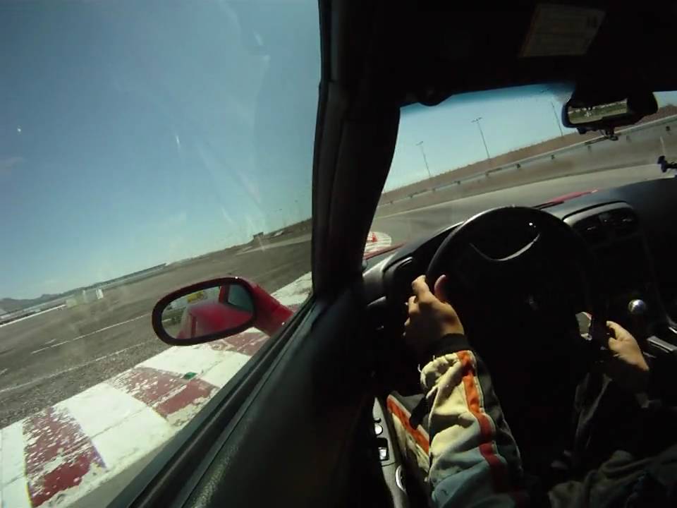 Corvette Z06 Professional Race Car Driver Drifting in dash view - YouTube