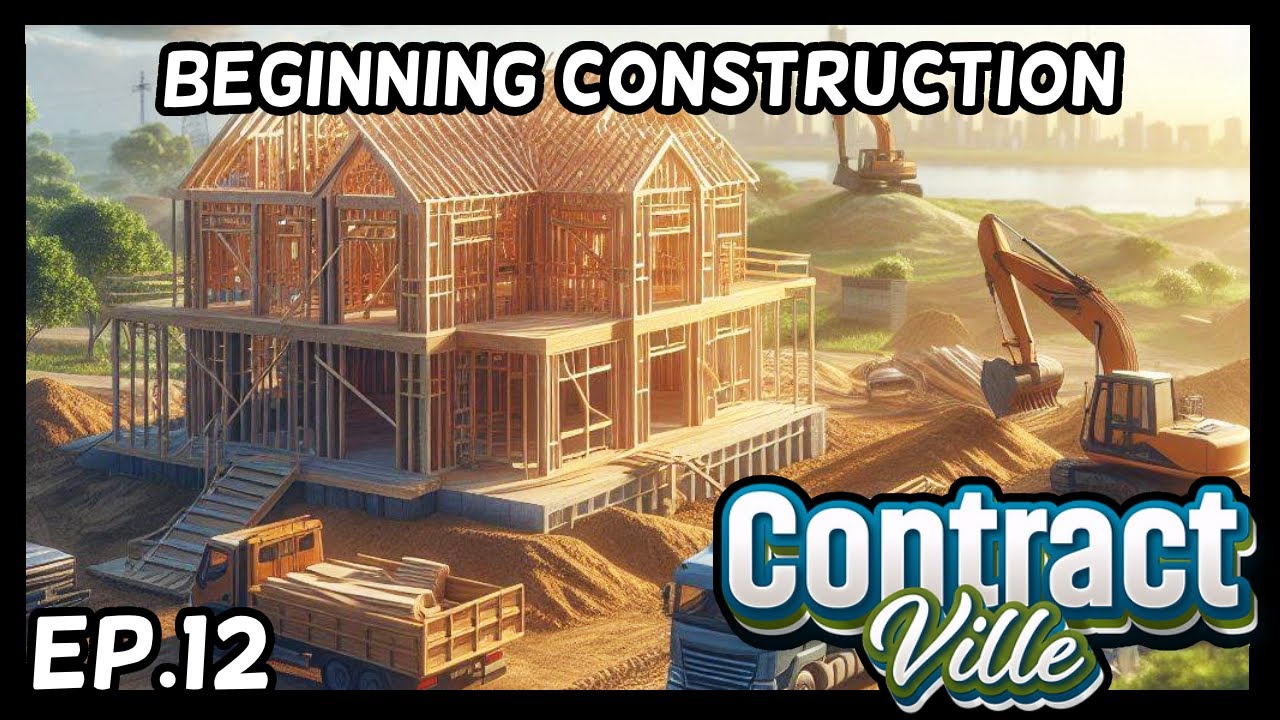 ContractVille | Starting Our Next House Build | Ep.12 - YouTube