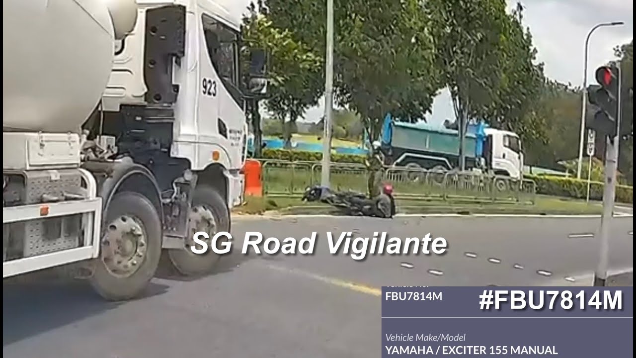 4nov2025 Brickland Road yamaha exciter fail to form up cut off cement ...