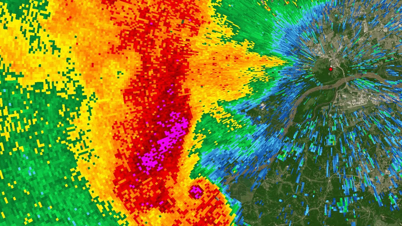 2019 Augusta, Missouri Embedded Supercell Radar Loop - YouTube
