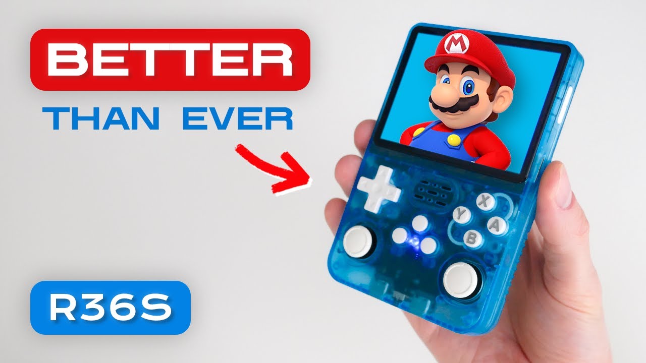 R36S with Panel 4 Screen Retro Video Game Console REVIEW AND UNBOXING ...