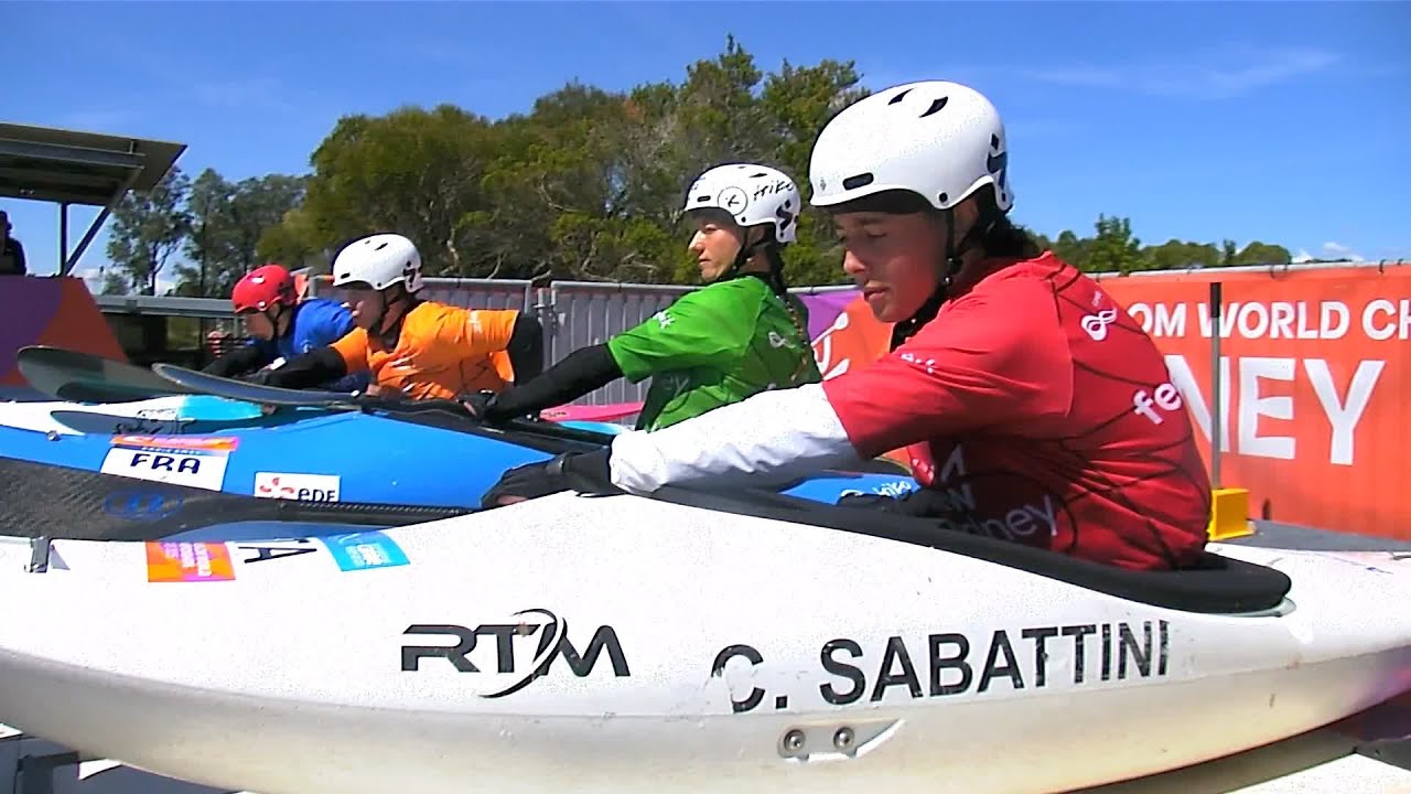 Women's Kayak Cross Heat 7 / 2025 ICF Canoe-Kayak Slalom World ...