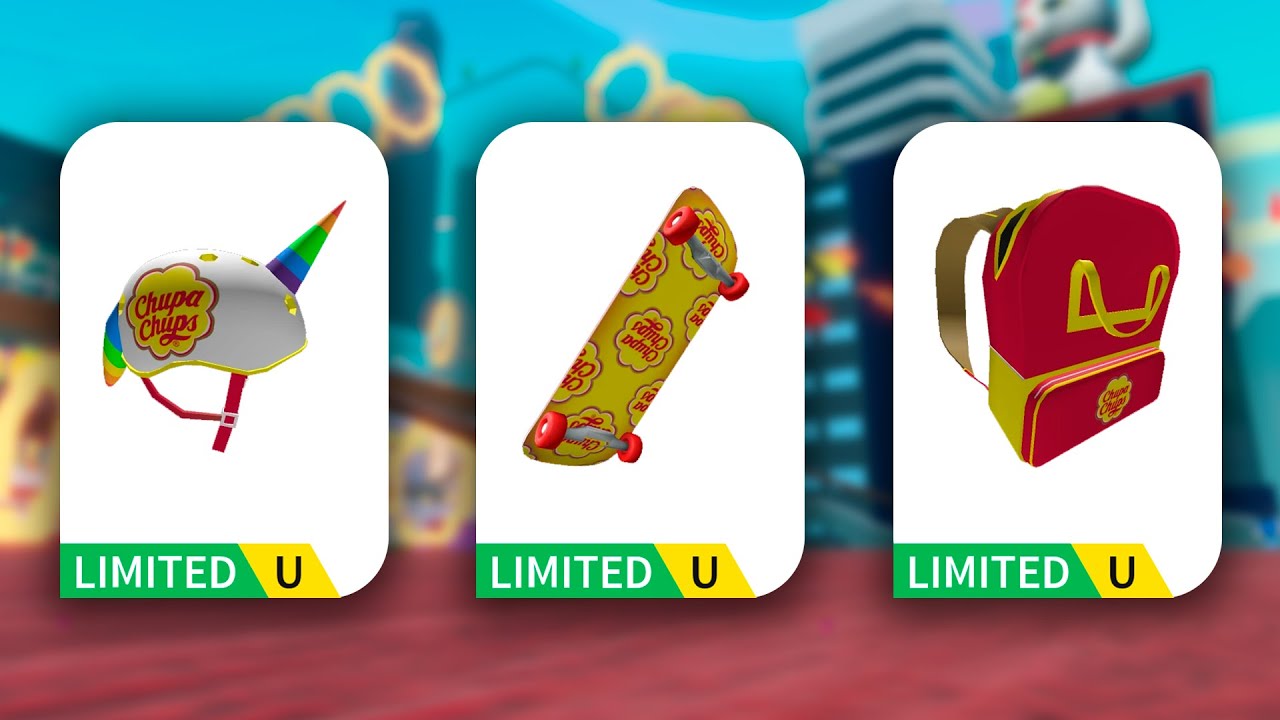 HURRY! HOW TO GET 3 LIMITED CHUPA CHUPS ITEMS | ROBLOX FREE UGC - YouTube