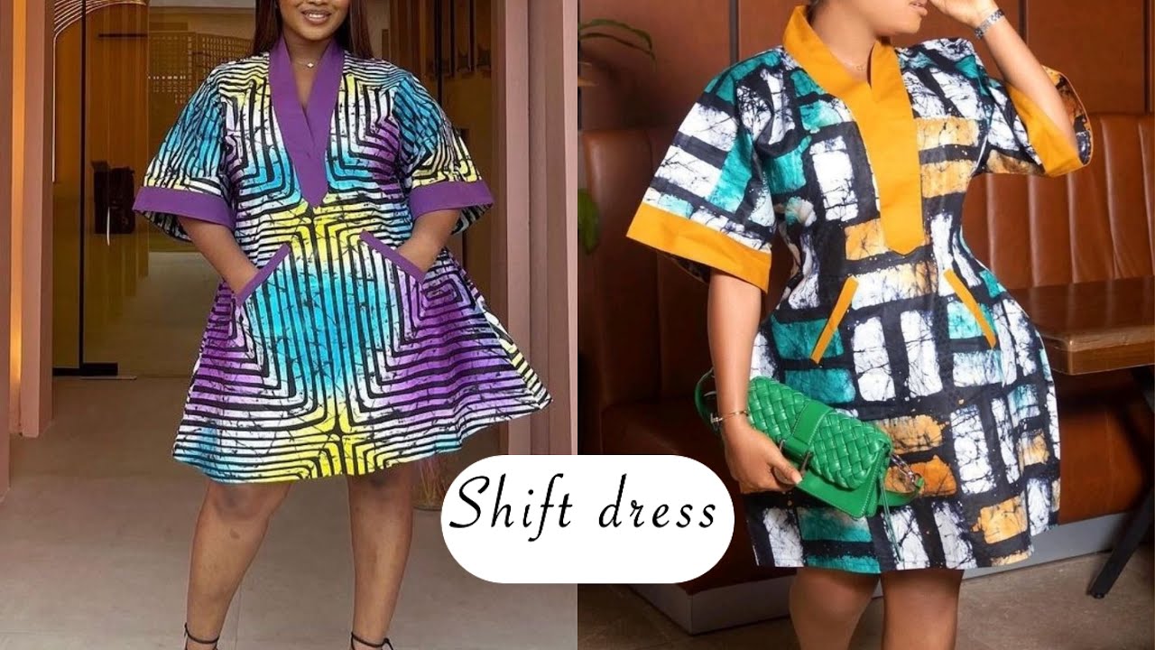How to make this beautiful and classy shift dress with WEFT pockets ...