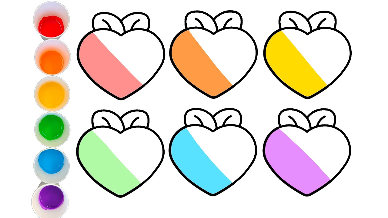 Mix Colors with Paint! 🎨 | Let’s Color a Peach with Six Shades |#17 ...