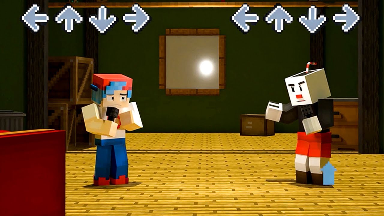 [Minecraft Version] Friday Night Funkin' VS FUNKHEAD | Cuphead (FNF Mod ...