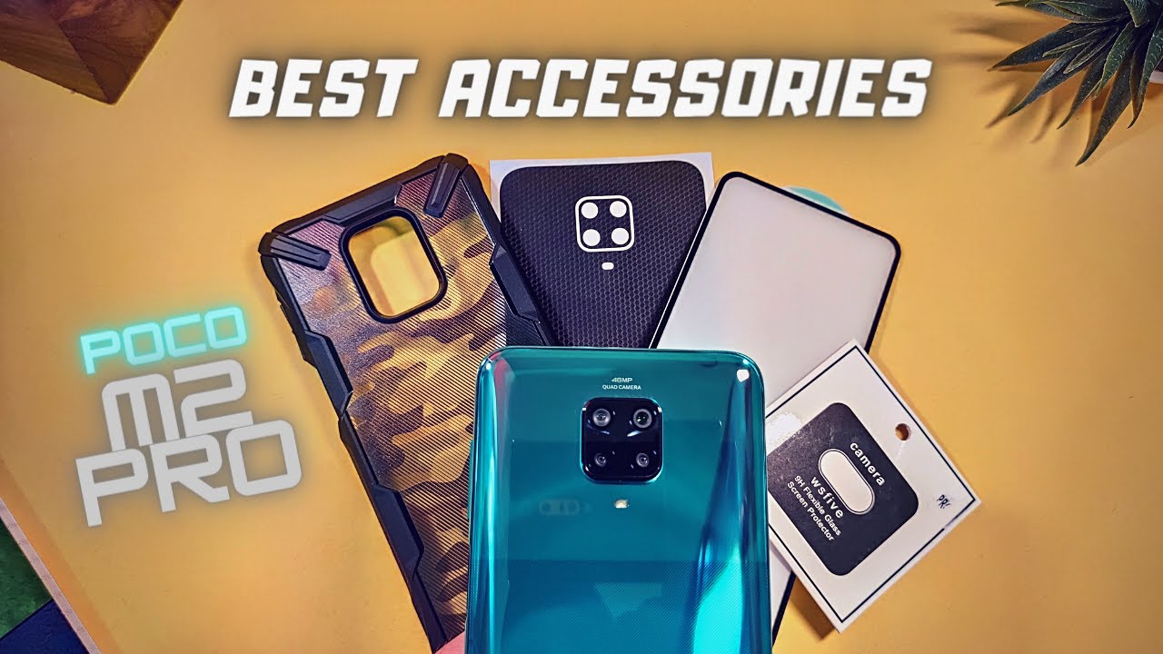 Best Accessories For Poco M2 Pro || cover,screen guard,skin,camera ...