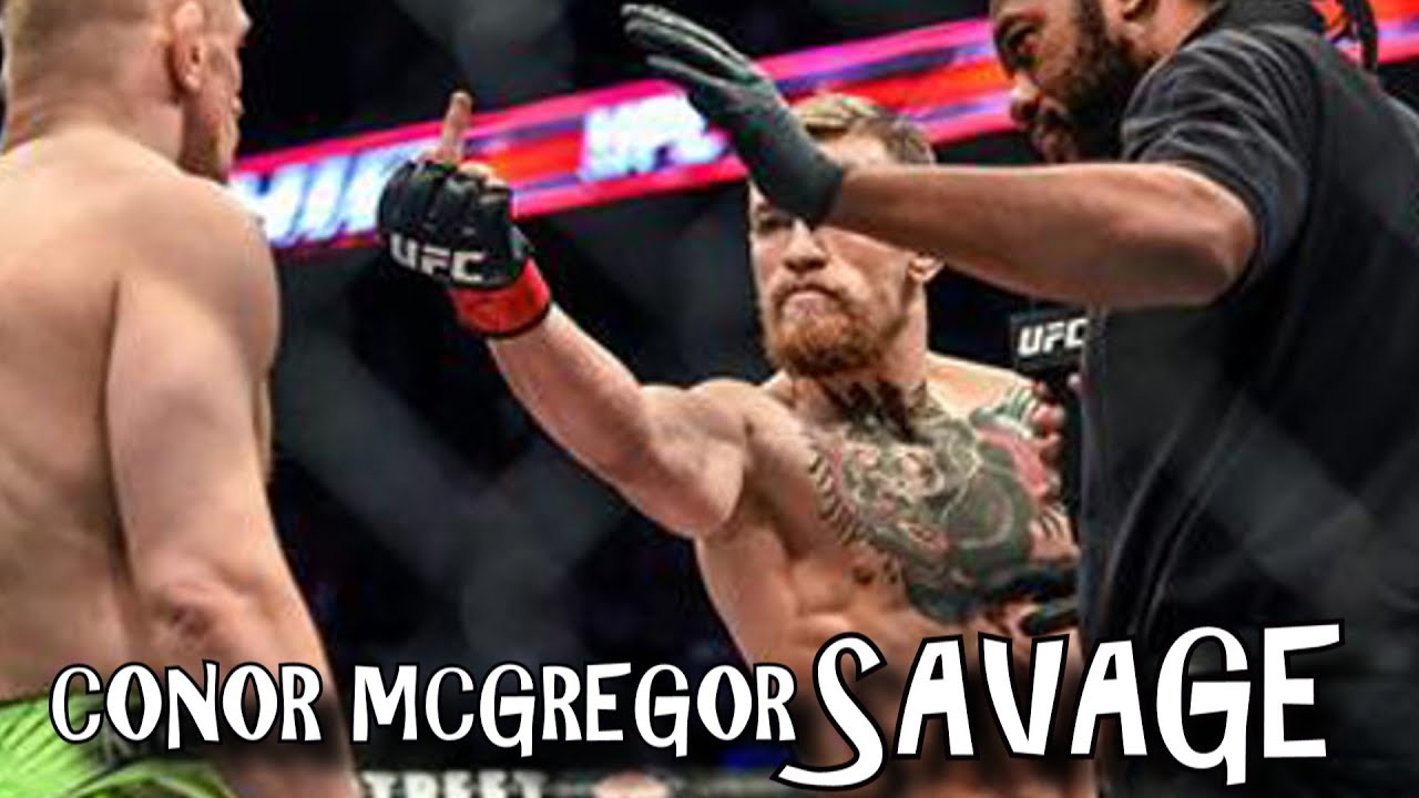 Conor Mcgregor's MOST SAVAGE Moments - YouTube