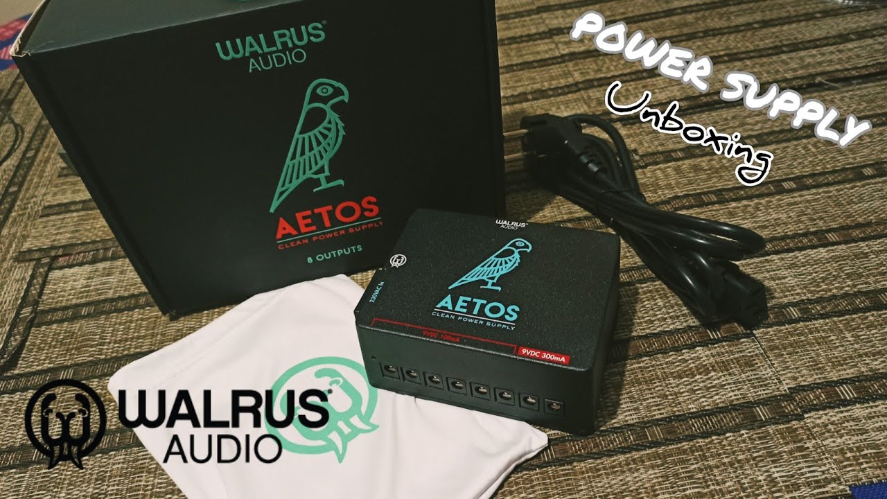 Walrus Audio Aetos POWER SUPPLY [Unboxing] - YouTube