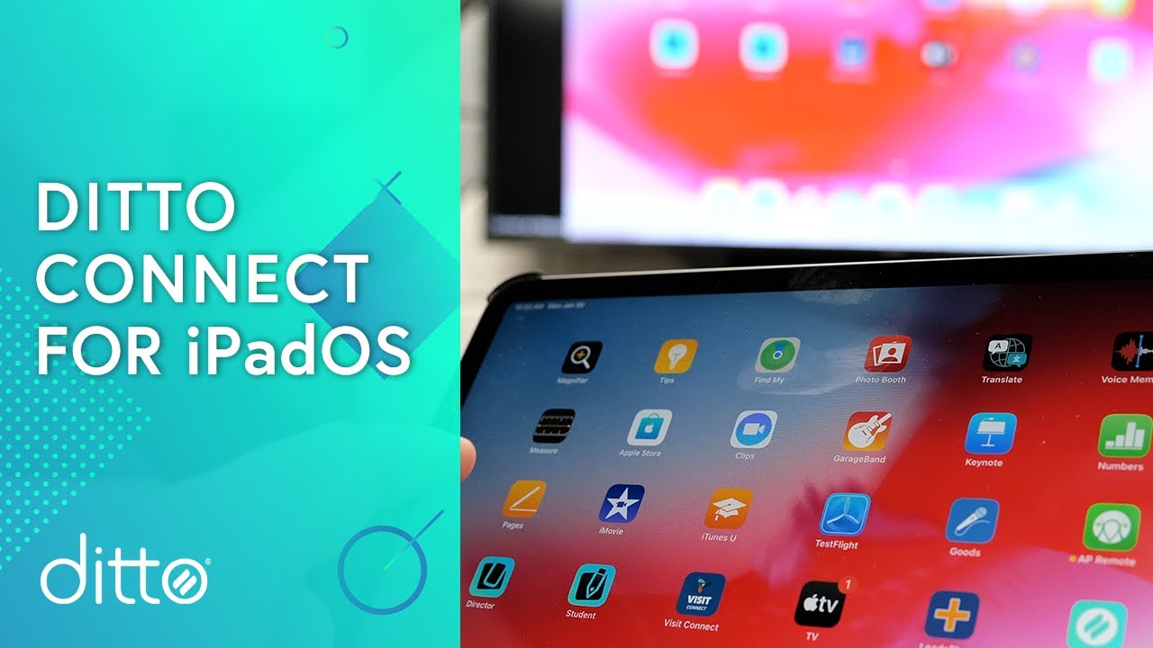 How to Screen Mirror iPad with Ditto Connect - YouTube