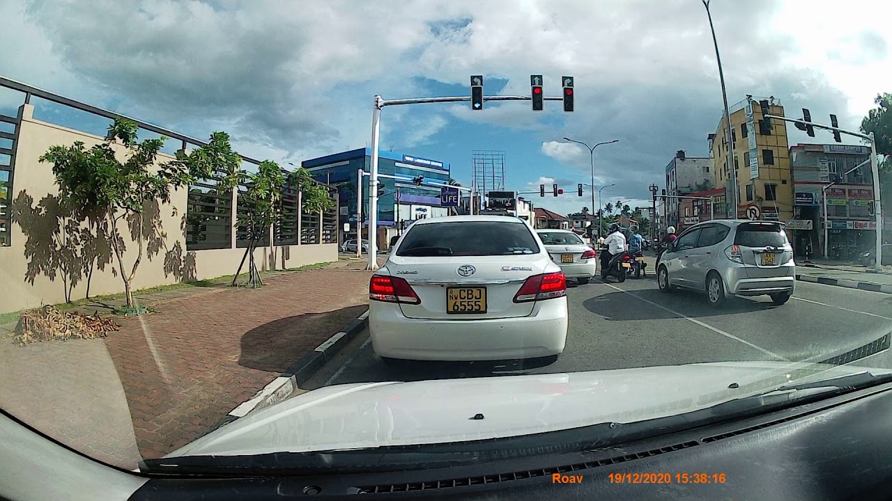 Isadeen Town to Hunukotuwa Juction, Matara - YouTube