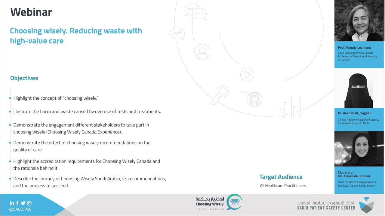 Choosing wisely.Reducing waste with high value care - YouTube