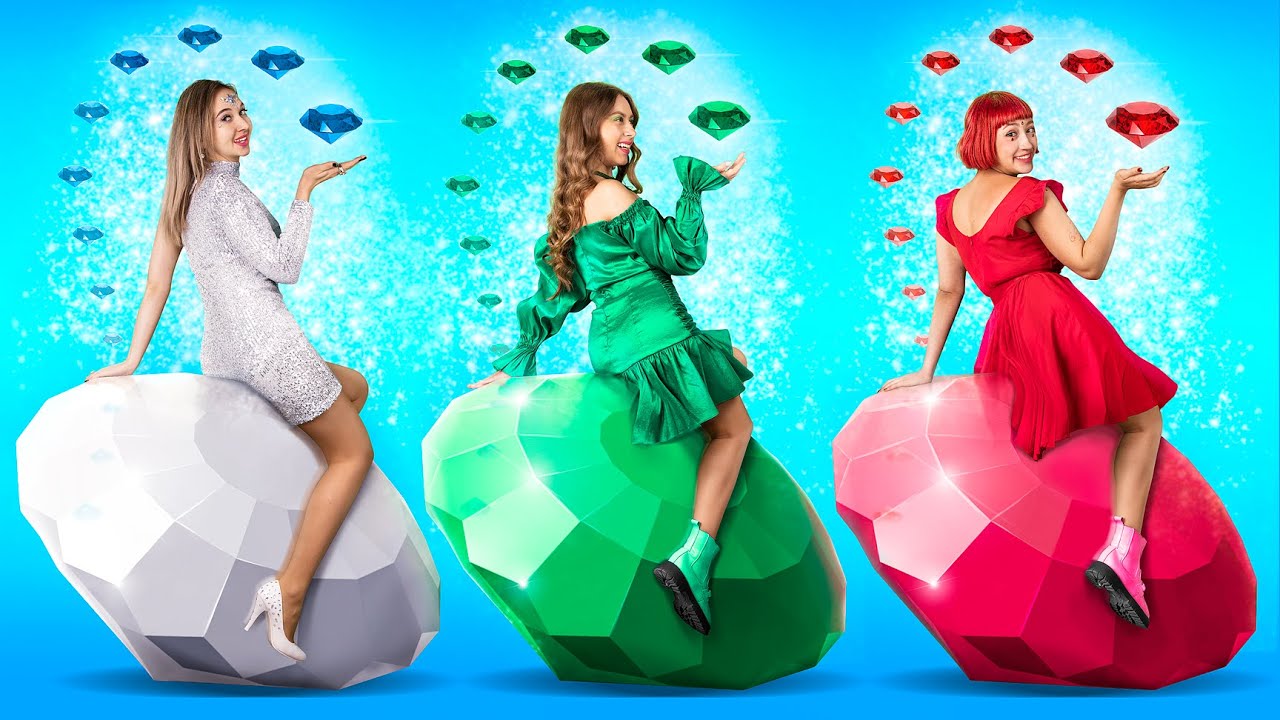 Triplet Sisters/ Emerald Girl, Ruby Girl and Diamond Girl - YouTube