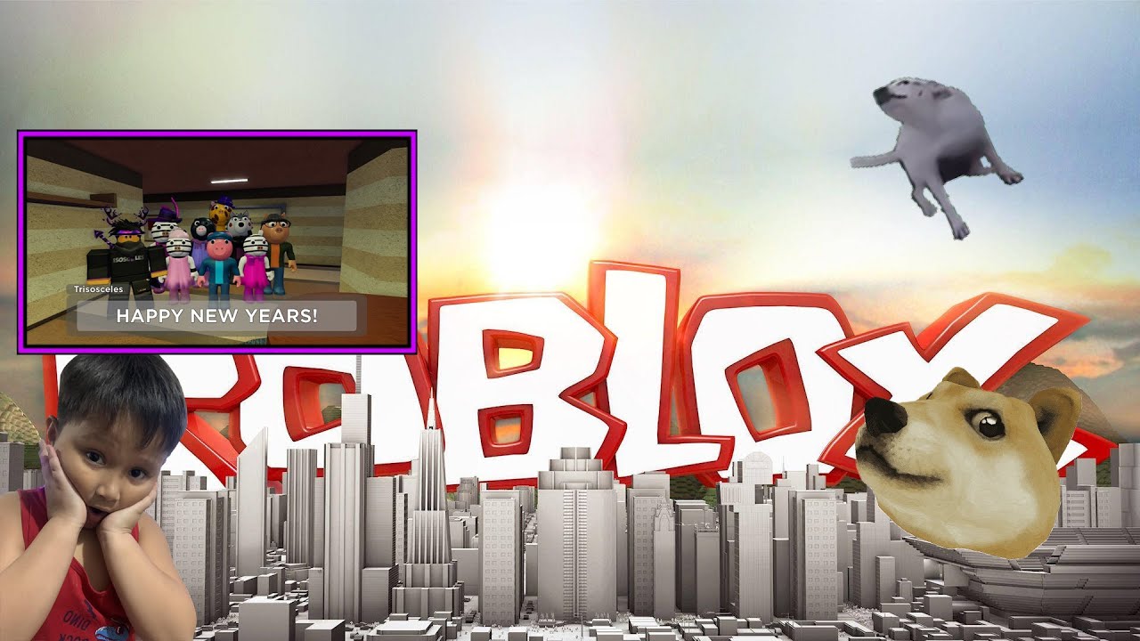Skyler Caleb playing roblox "Happy New Year" and "Dog Backrooms" - YouTube
