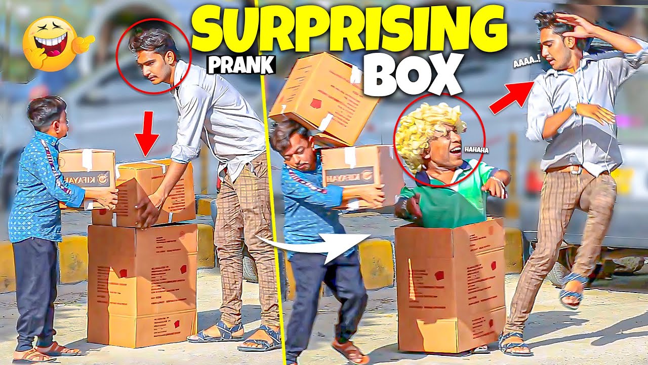 Surprising Box Prank - Funny Reactions | ⁠@NewTalentOfficial - YouTube