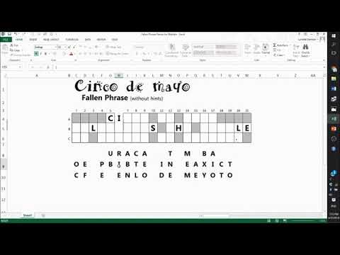 How to Do a Fallen Phrase Puzzle - YouTube