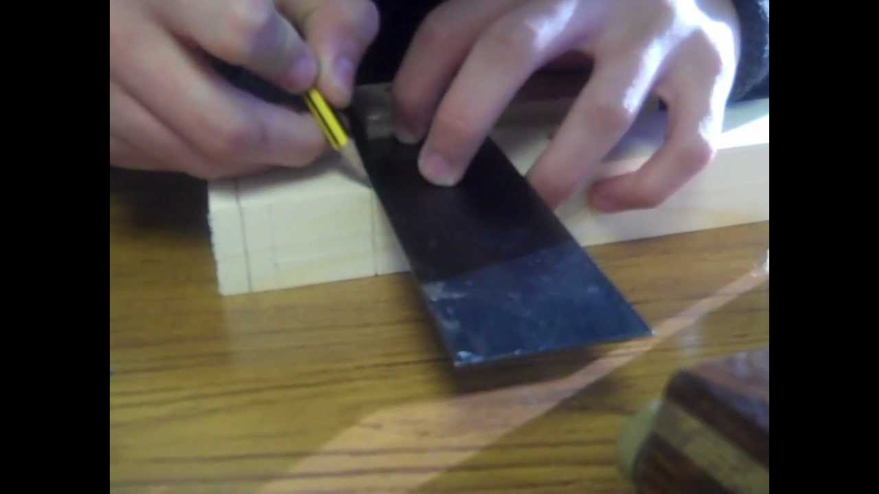 How to mark out a haunched mortise and tenon joint - YouTube