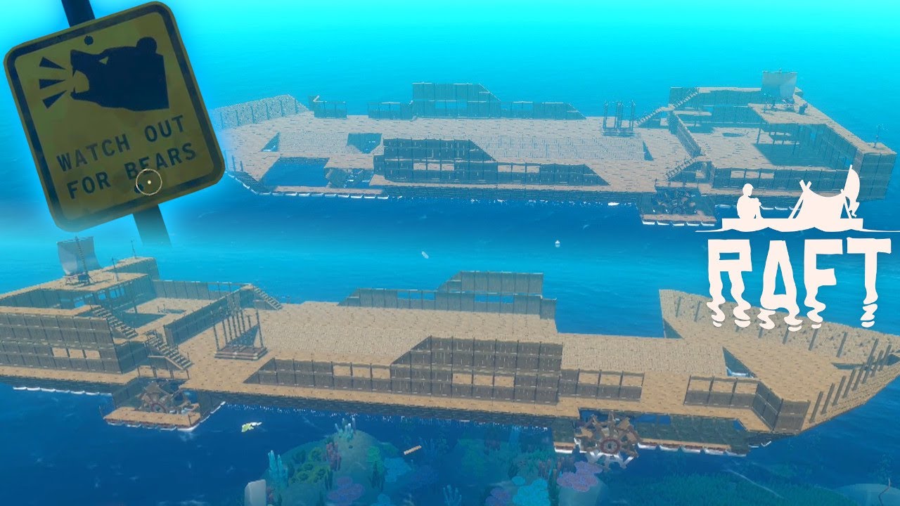 Crazy Huge Ship and a lot of Bears in Raft 2020 👀 - YouTube