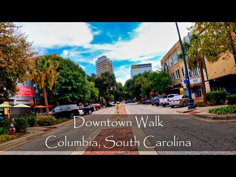 Walking Downtown Columbia, South Carolina - (4K) - YouTube