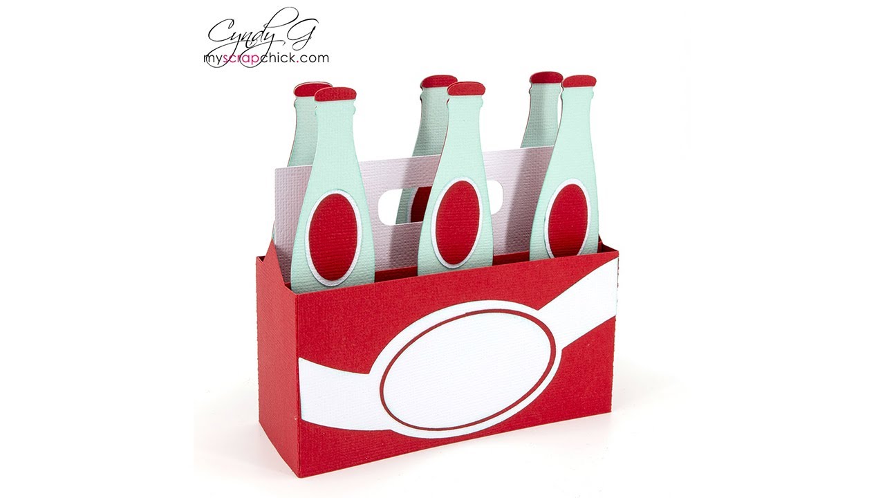 Six Pack Box Card SVG Assembly Tutorial - YouTube