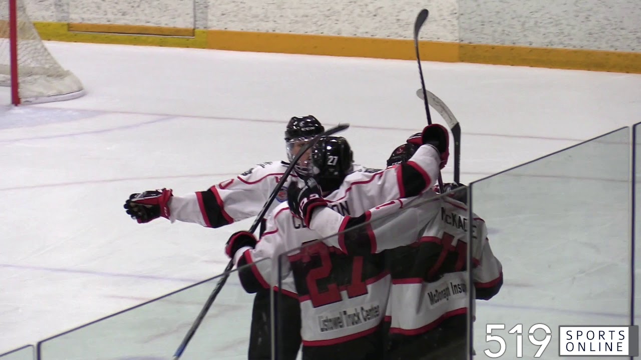 GOJHL - Listowel Cyclones vs Cambridge RedHawks - YouTube