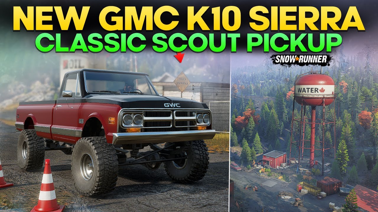 New Vehicle 1970 GMC K10 Sierra in SnowRunner Classic Style Scout ...