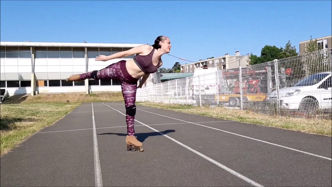 Camel spin on inline frame. - YouTube