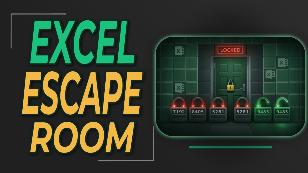 I Built an Excel Escape Room (Can You Get Out?) - YouTube