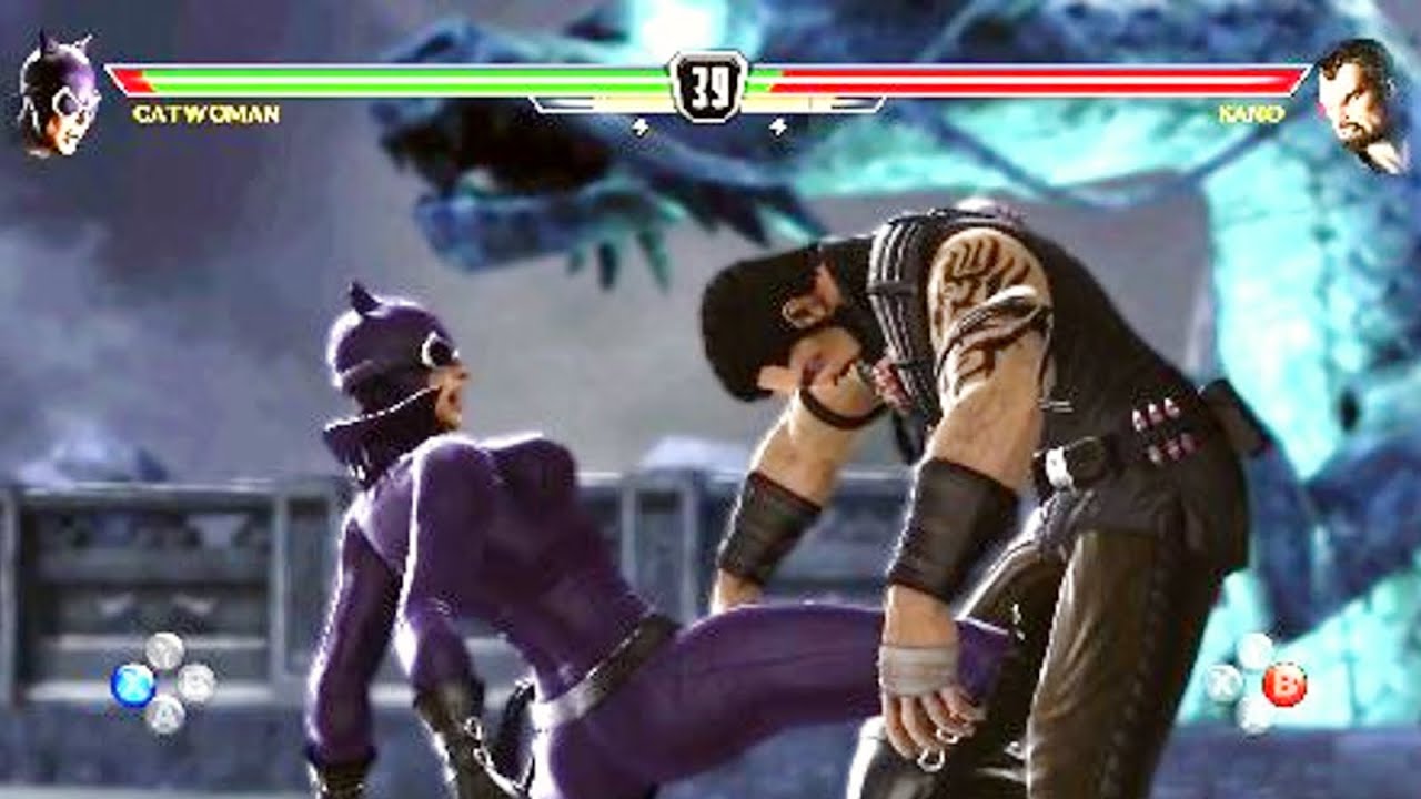 Mortal Kombat vs DC Universe - Arcade Mode as Catwoman - YouTube