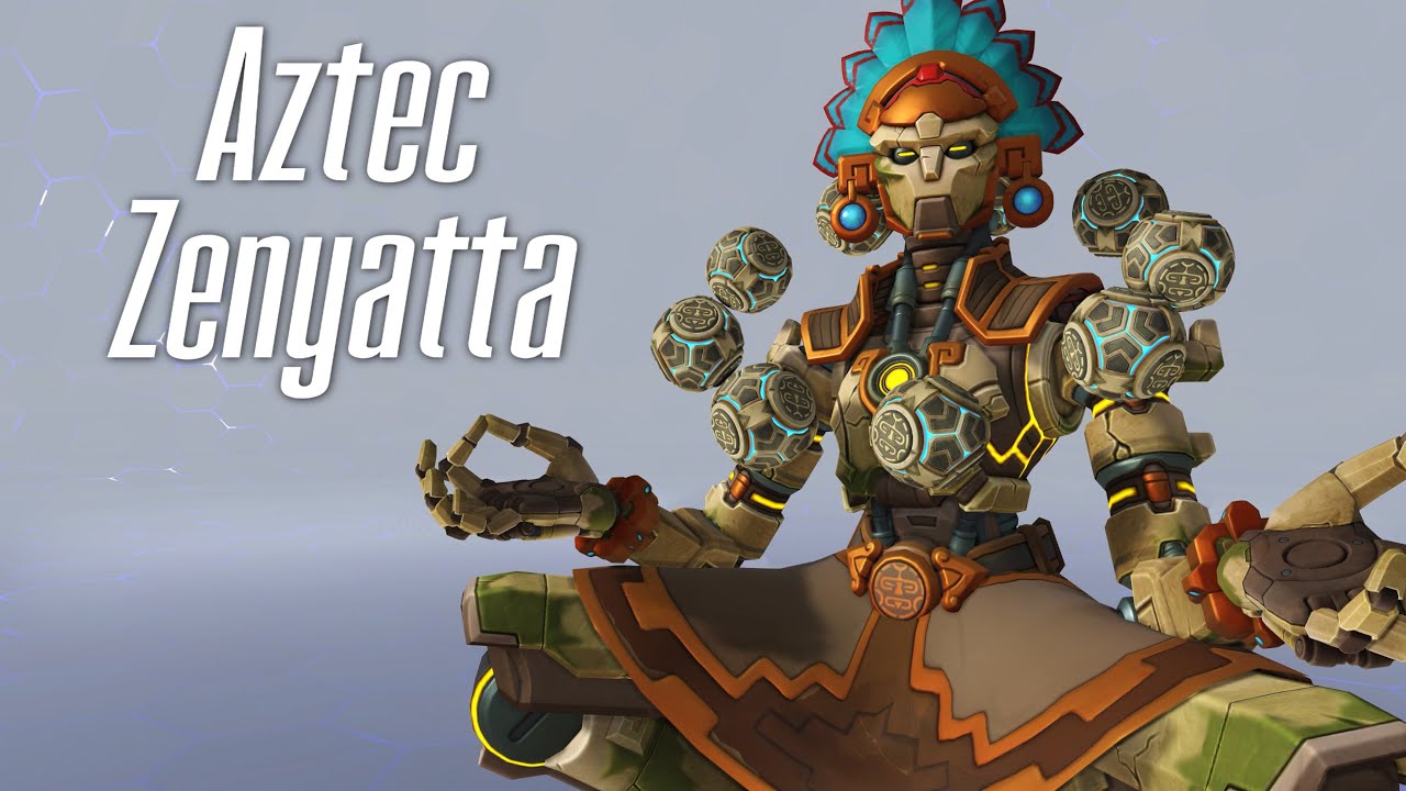 Overwatch - Huitzilopochtli Zenyatta Skin - Gameplay, Highlight Intros ...