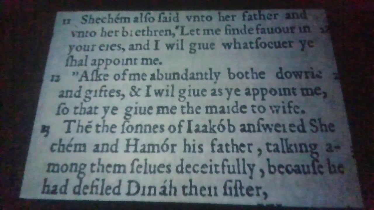 Genesis Chapter 34 Verse 11 12 13 YouTube Genesis Chapter 34 Verse 11 12 13 YouTube