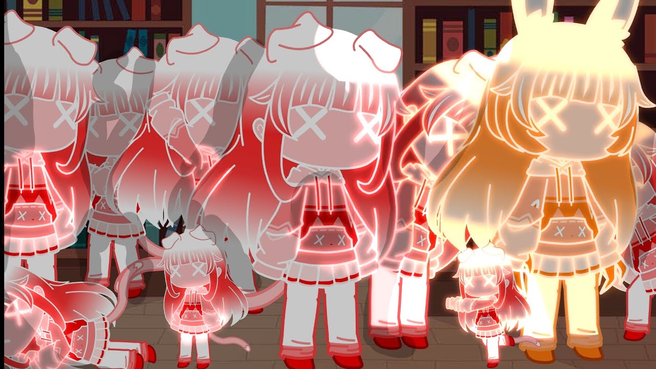 PASTEL RED COW transfur (gacha,transfur) - YouTube